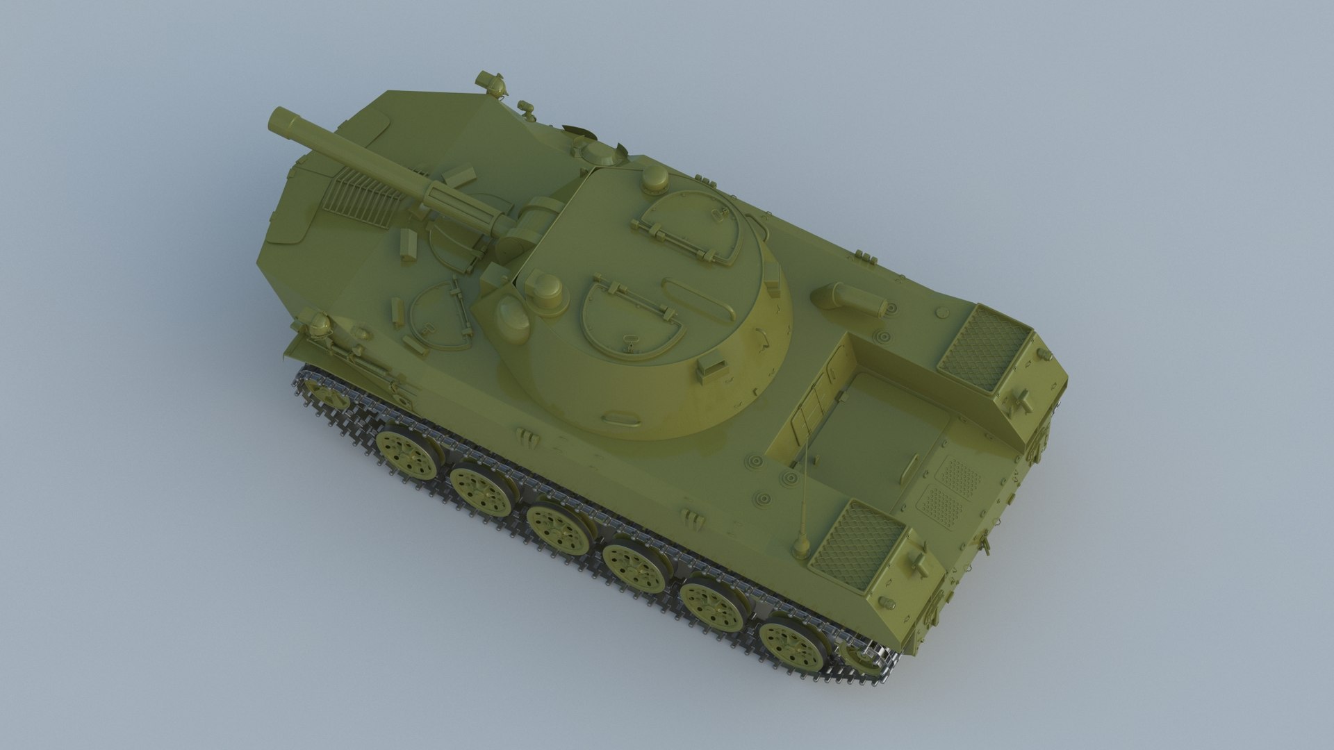 2S9 Nona 3D Model - TurboSquid 1871091