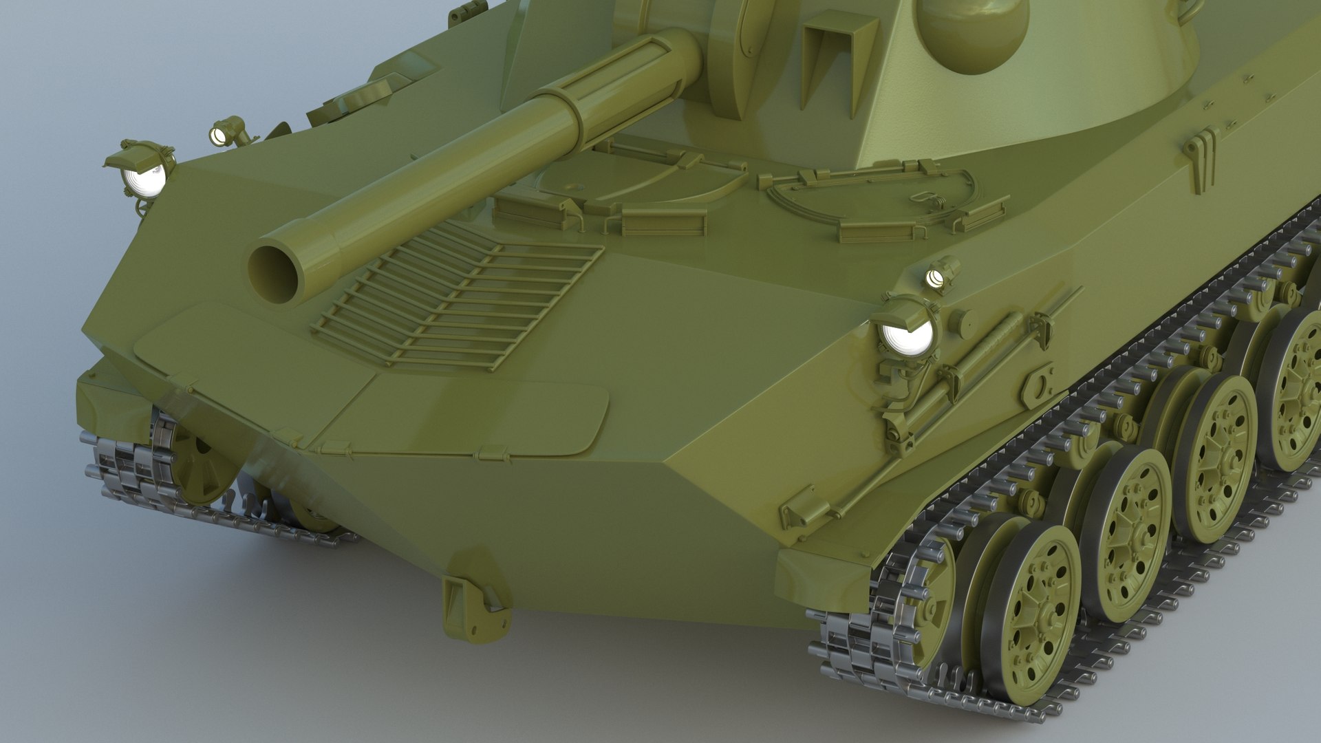 2S9 Nona 3D model - TurboSquid 1871091