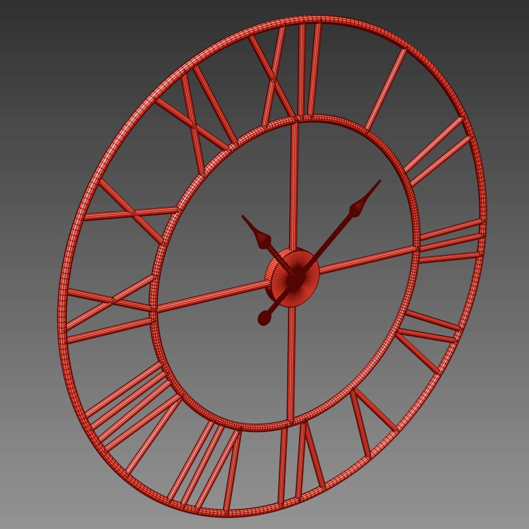 Wall Clock Set 71 Model - TurboSquid 1829630