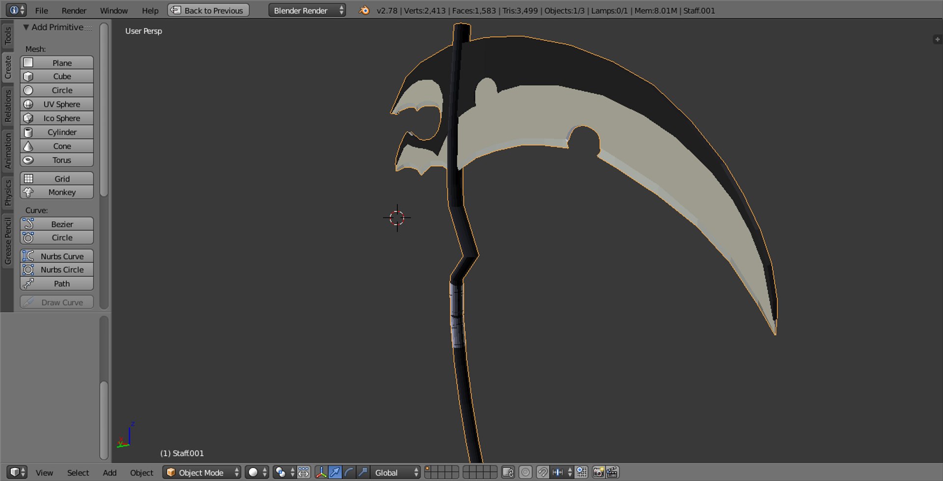 Scythe 3d Model