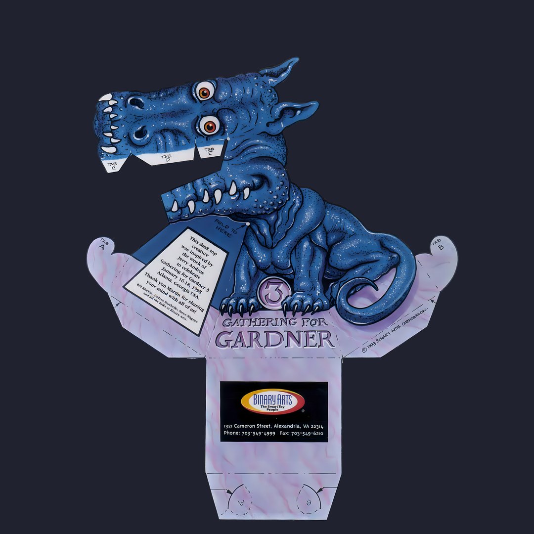 Thinky The Dragon - Optical Illusion 3D Model - TurboSquid 2252802