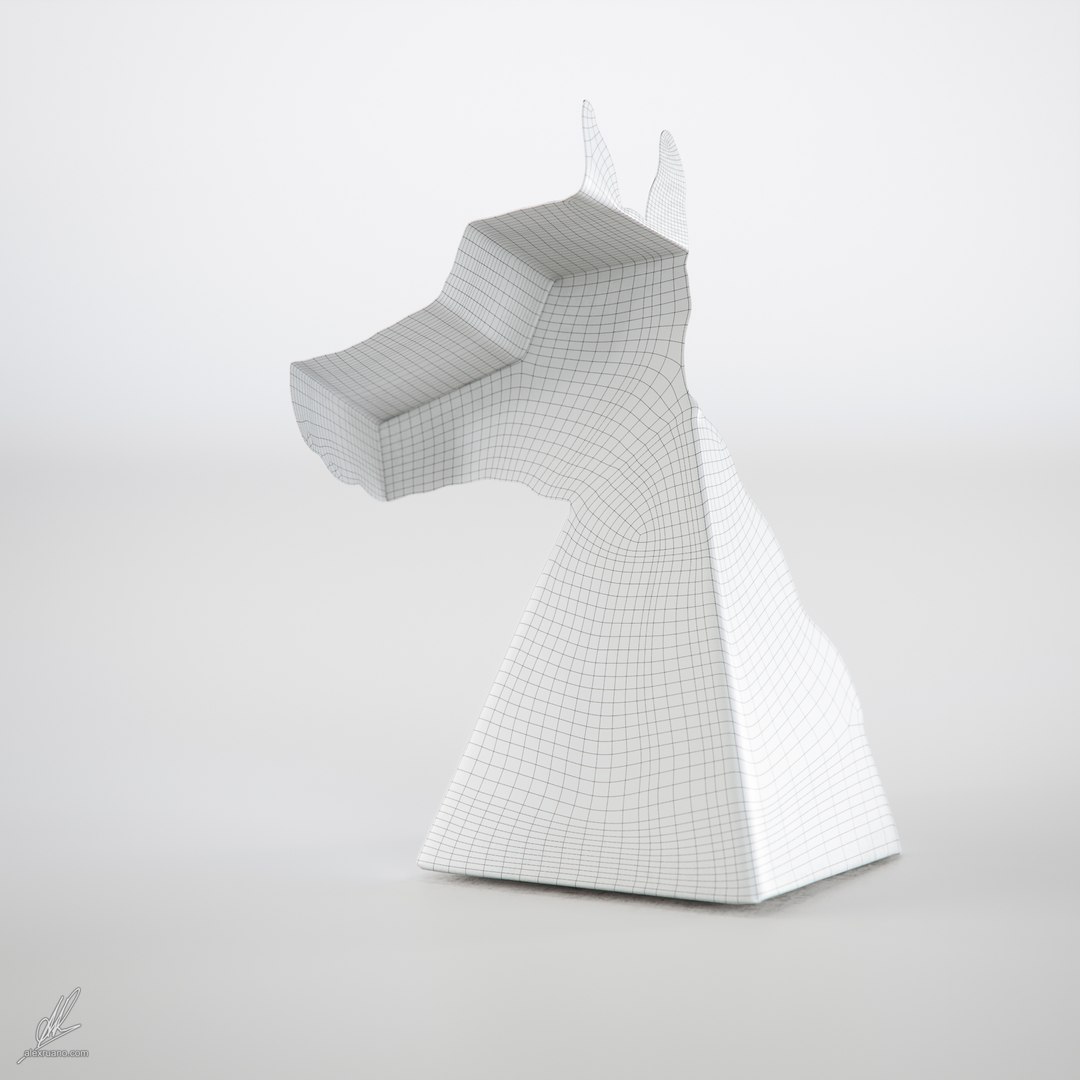 Thinky The Dragon - Optical Illusion 3D Model - TurboSquid 2252802