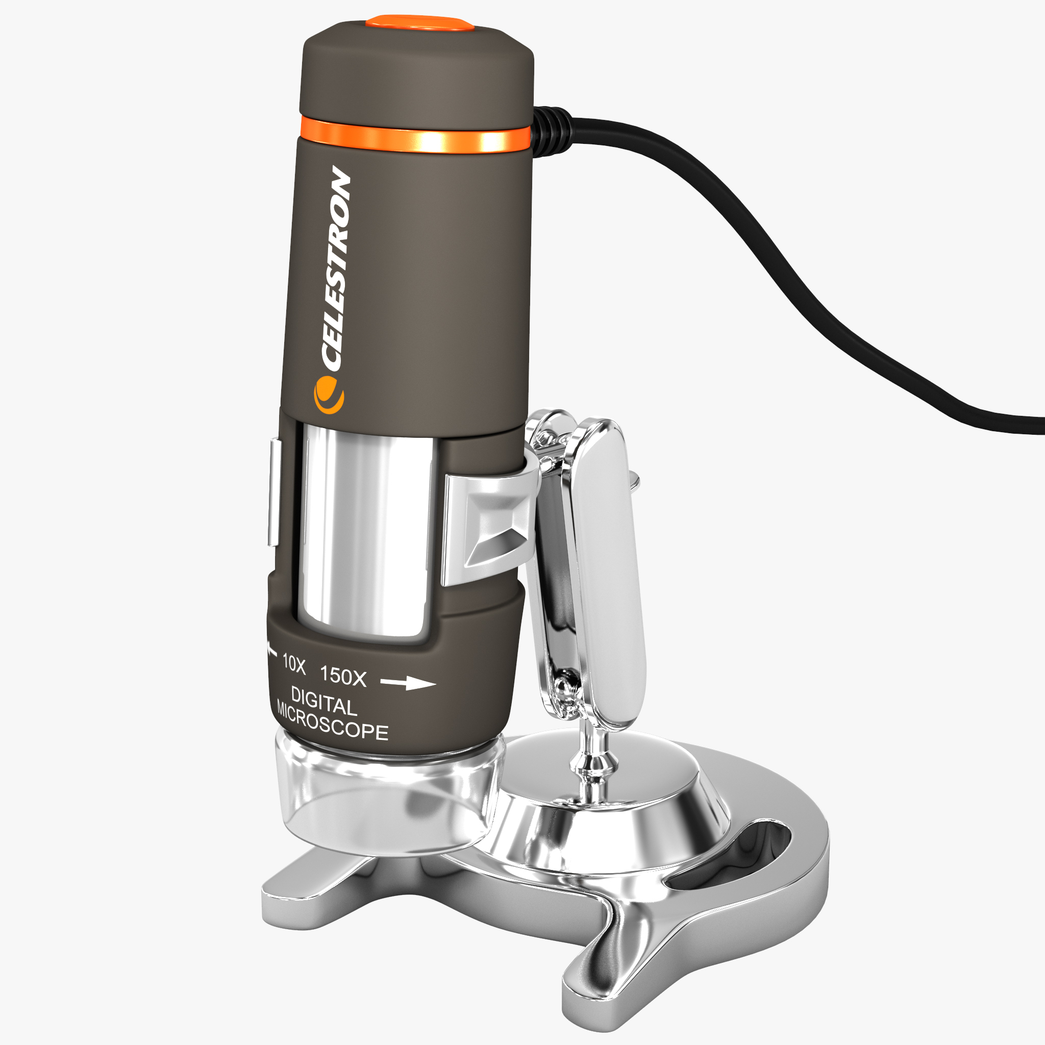 3d model digital microscope celestron 44302