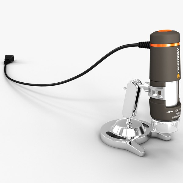 3d model digital microscope celestron 44302