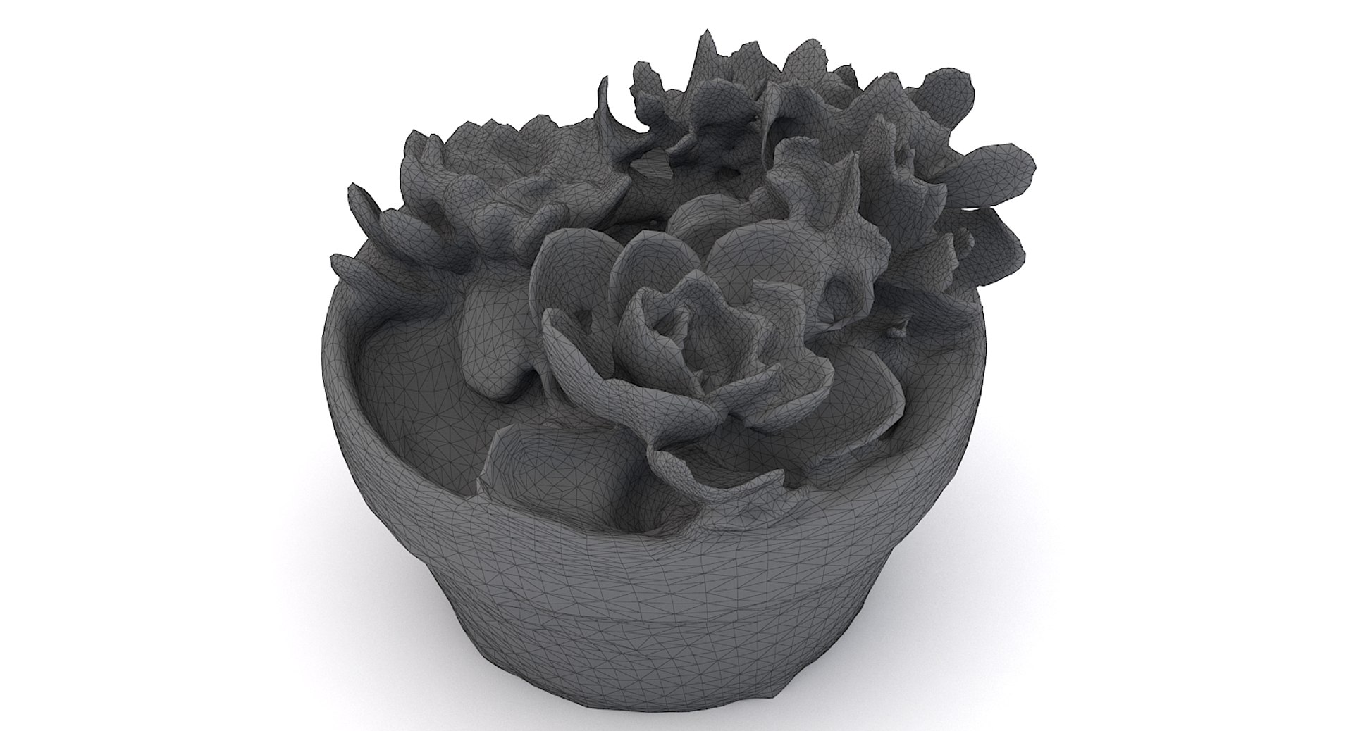 3D Model Small Patio Table Plant - TurboSquid 1329286