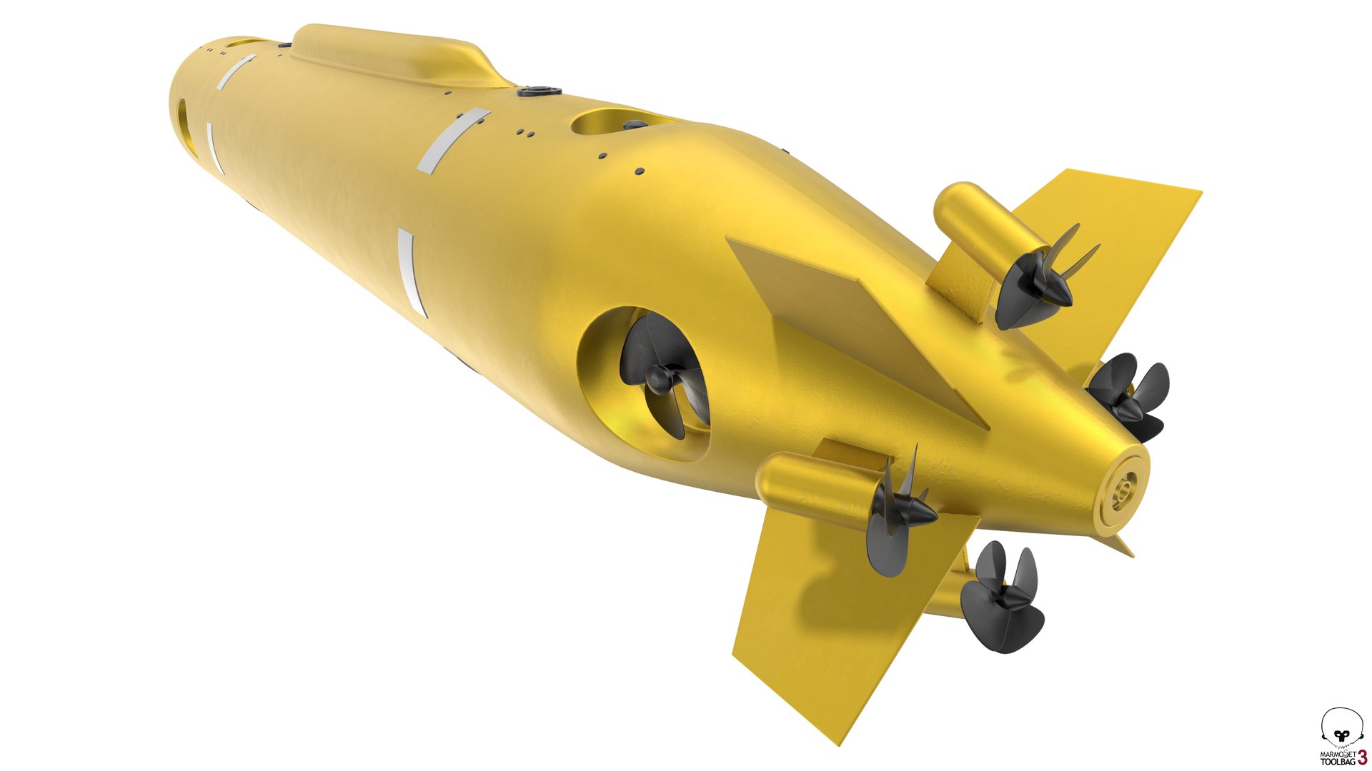 Poseidon Unmanned Underwater Vehicle Model - TurboSquid 1385321