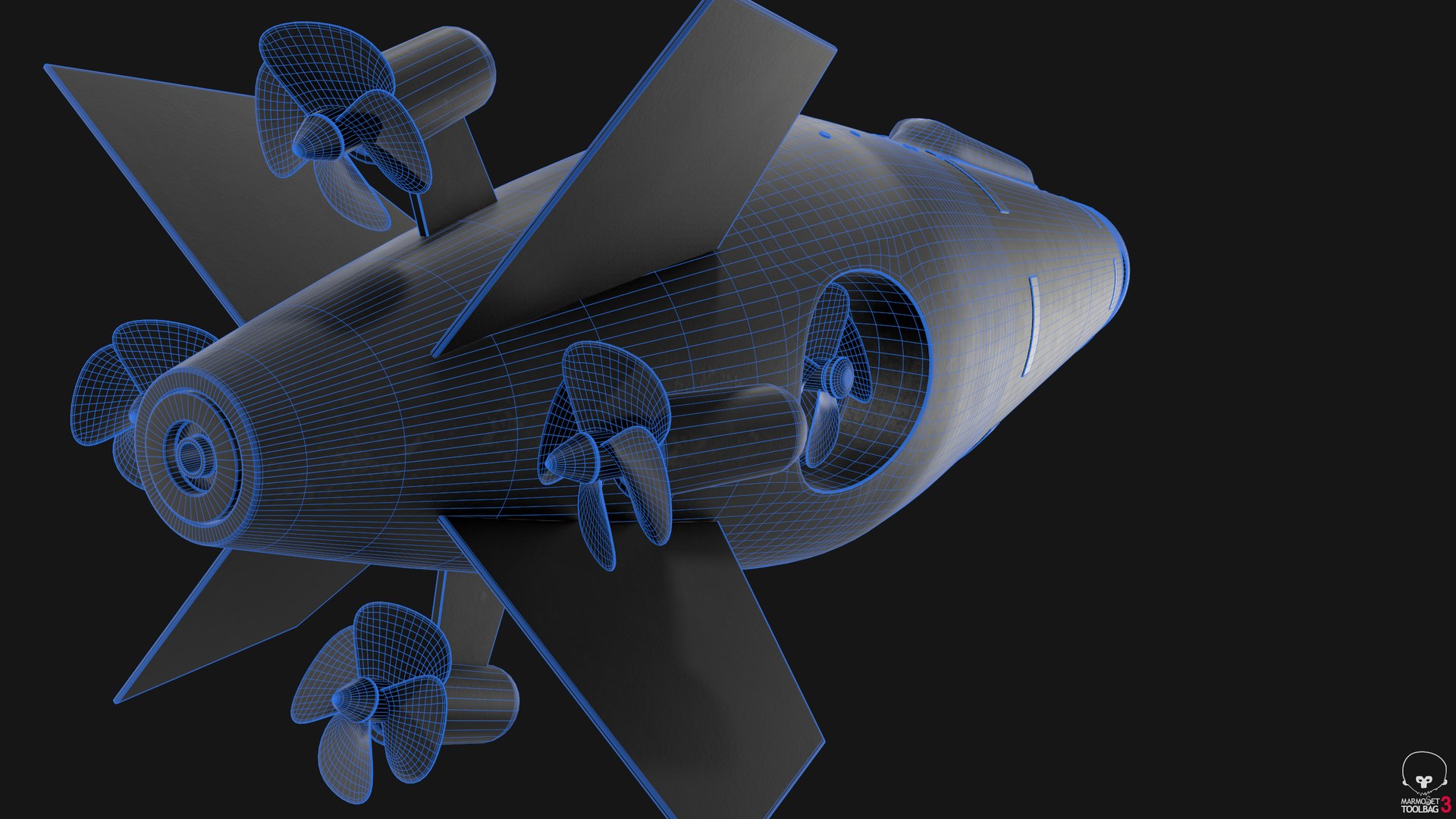 Poseidon unmanned underwater vehicle model - TurboSquid 1385321