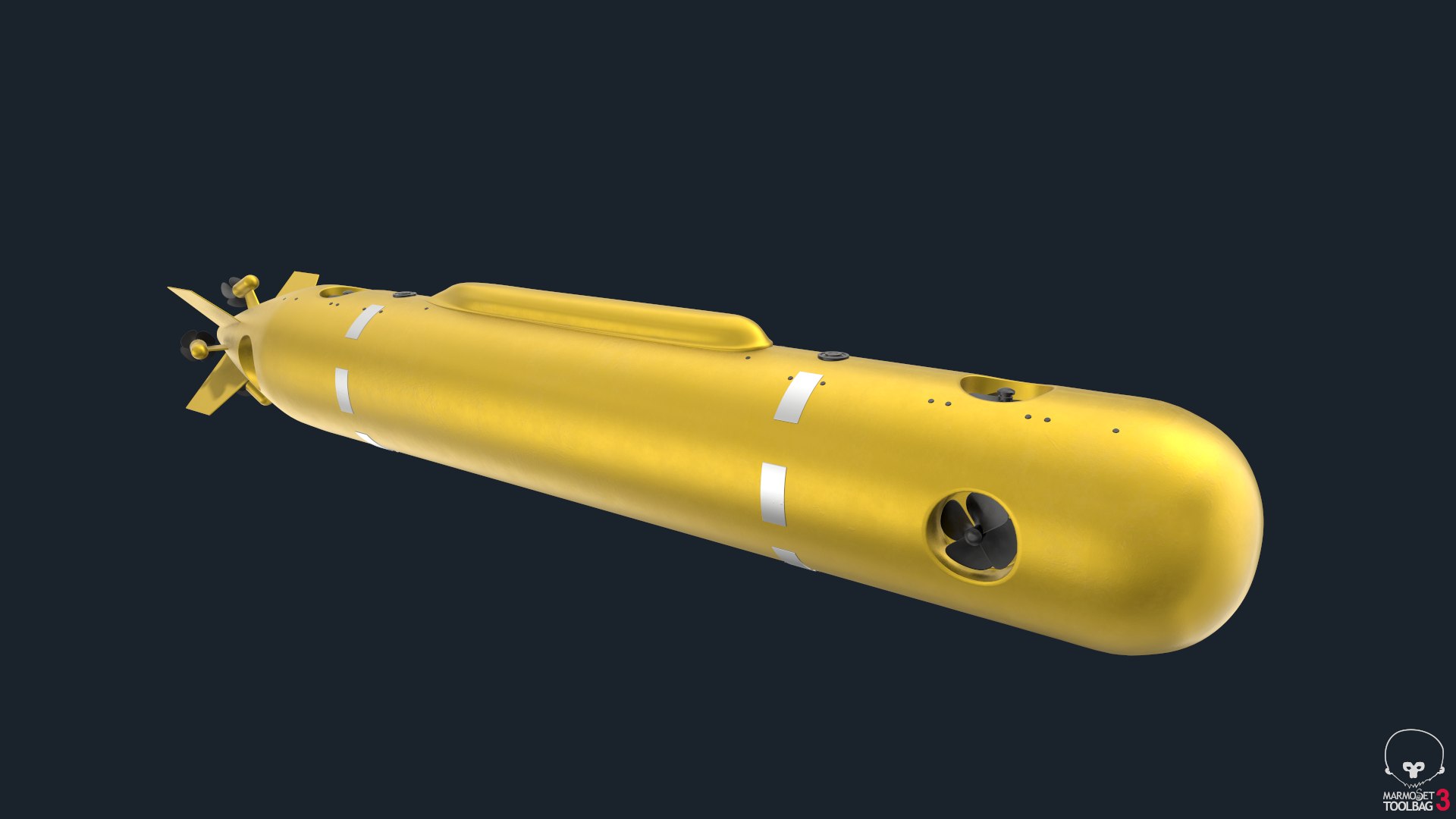 Poseidon Unmanned Underwater Vehicle Model - TurboSquid 1385321