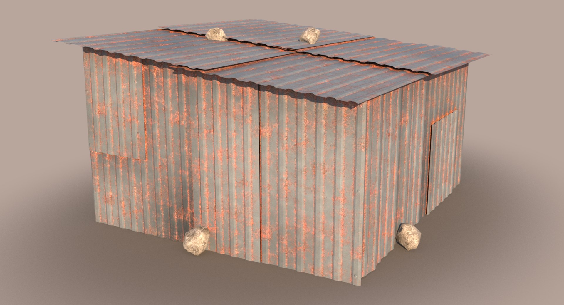 3D Shack Metallic - TurboSquid 1341020