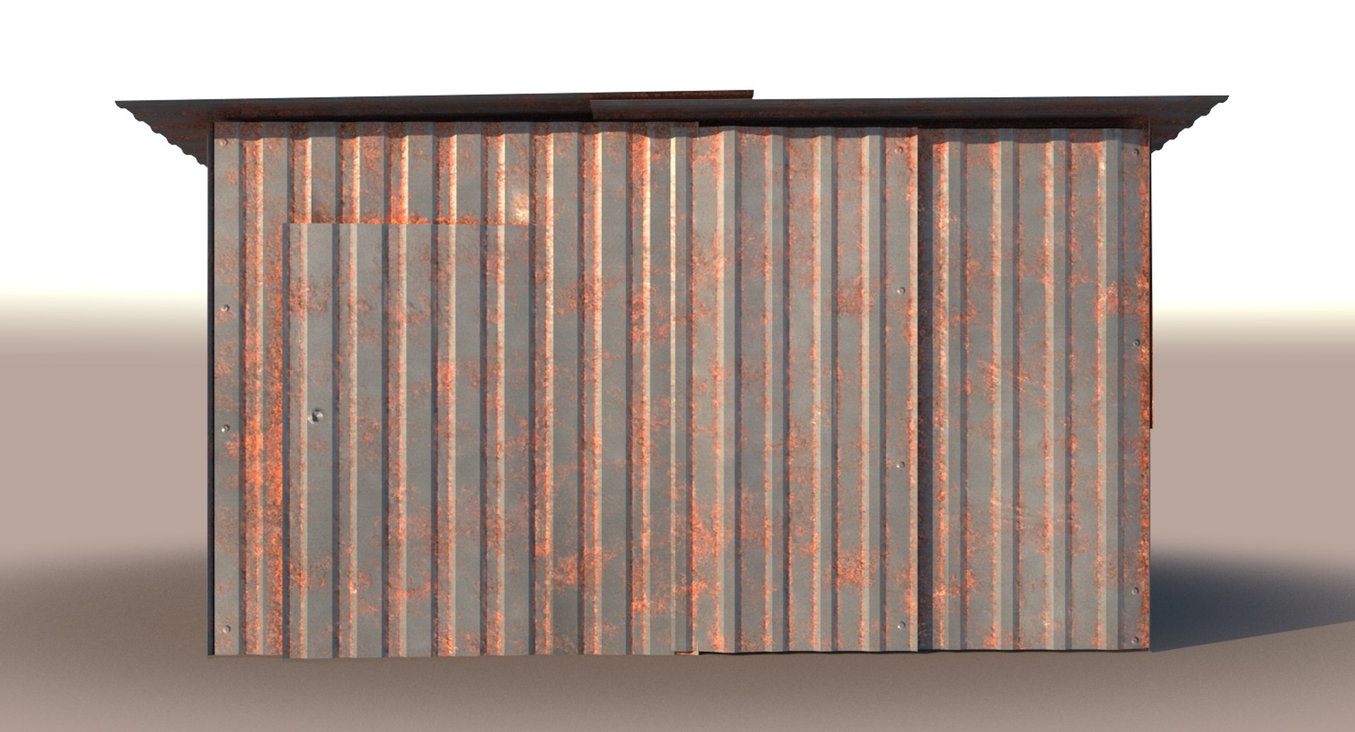 3D Shack Metallic - TurboSquid 1341020