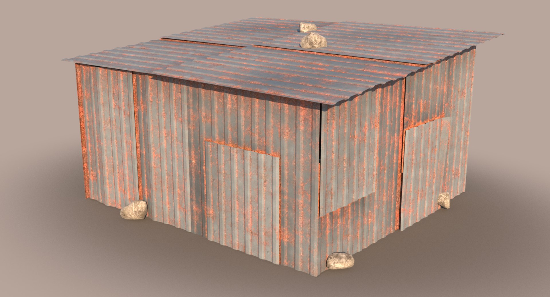 3D Shack Metallic - TurboSquid 1341020