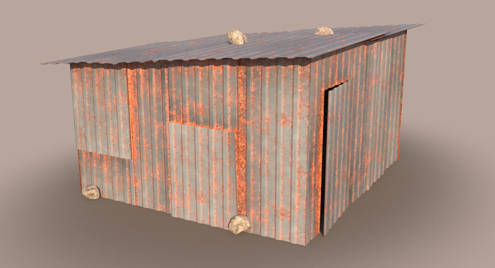 3D Shack Metallic - TurboSquid 1341020