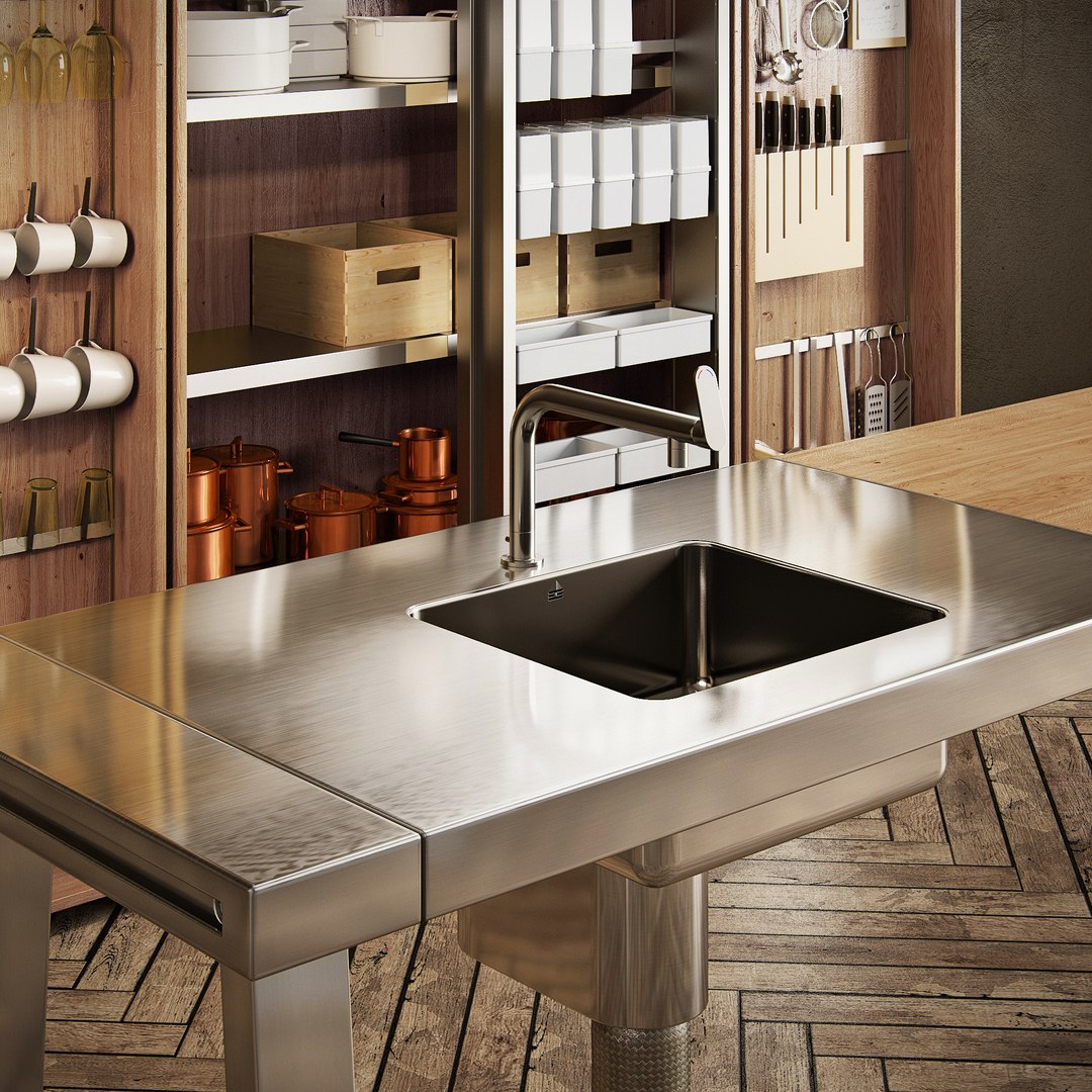 Kitchen Bulthaup B2 3d Obj