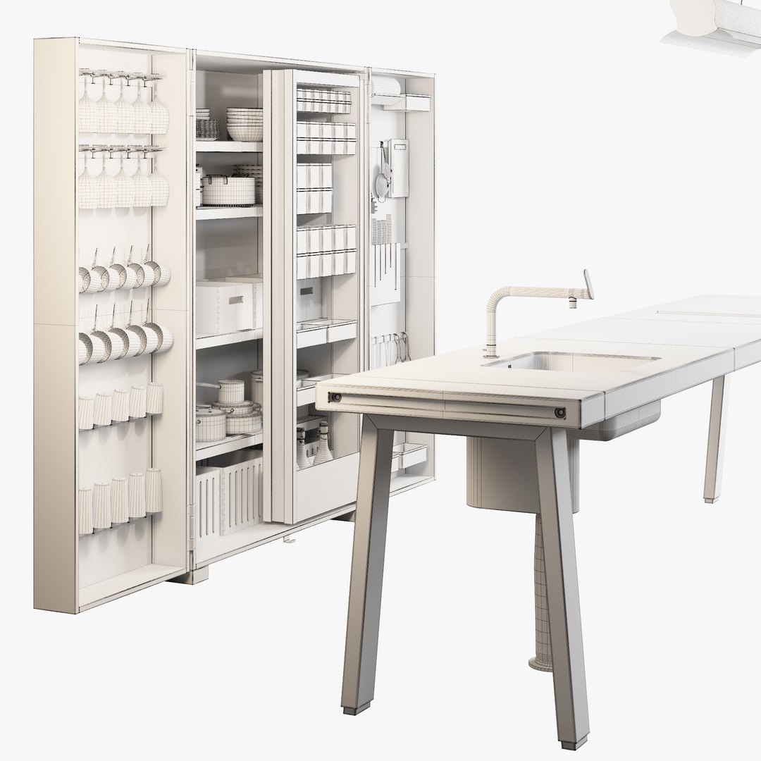 Kitchen Bulthaup B2 3d Obj