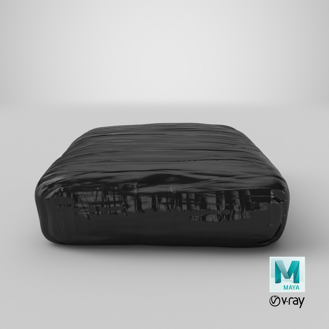 Large wrapped drug brick 3D model - TurboSquid 1149809