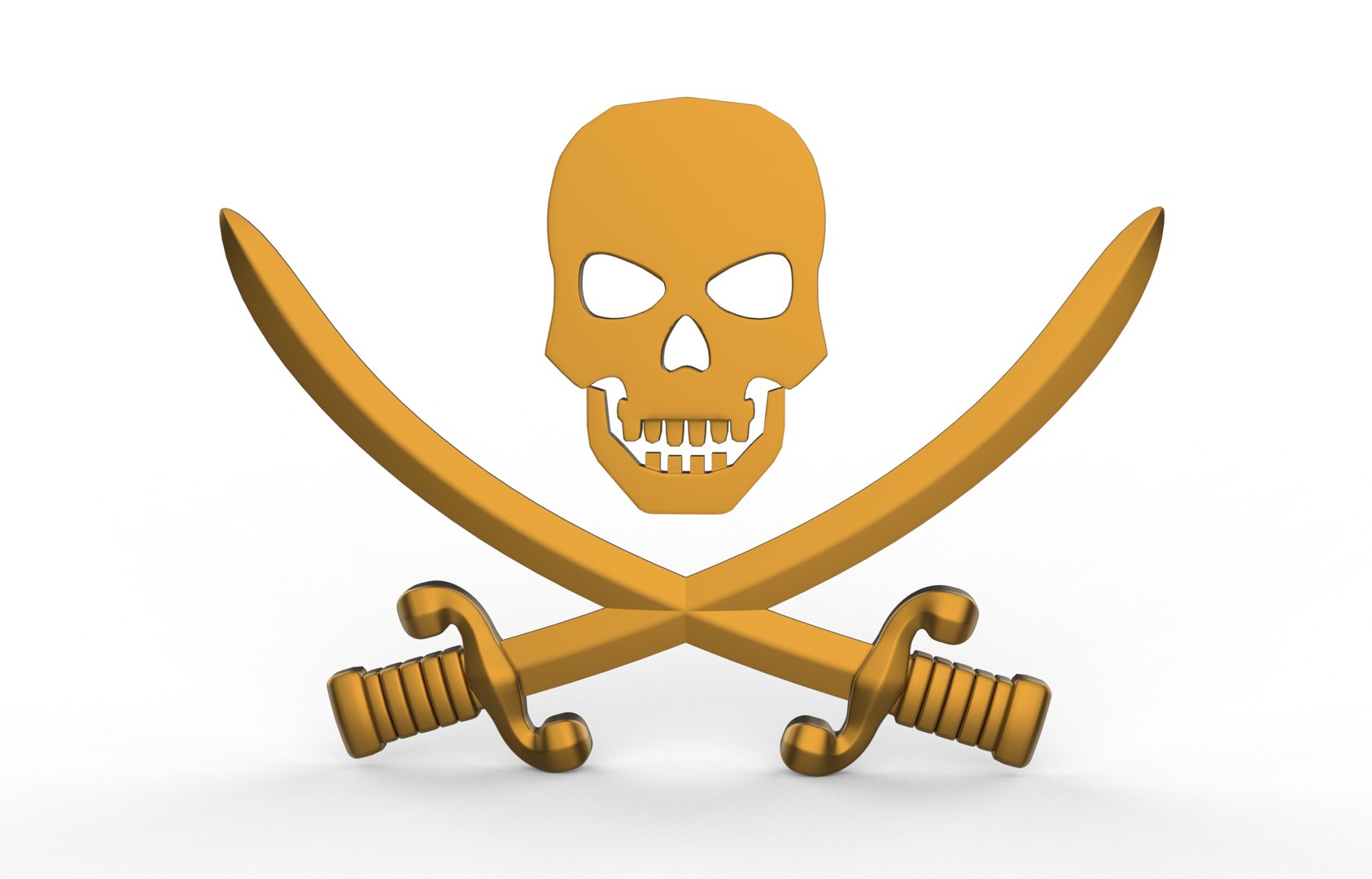 3D Skull Swords 3D Model - TurboSquid 2358729