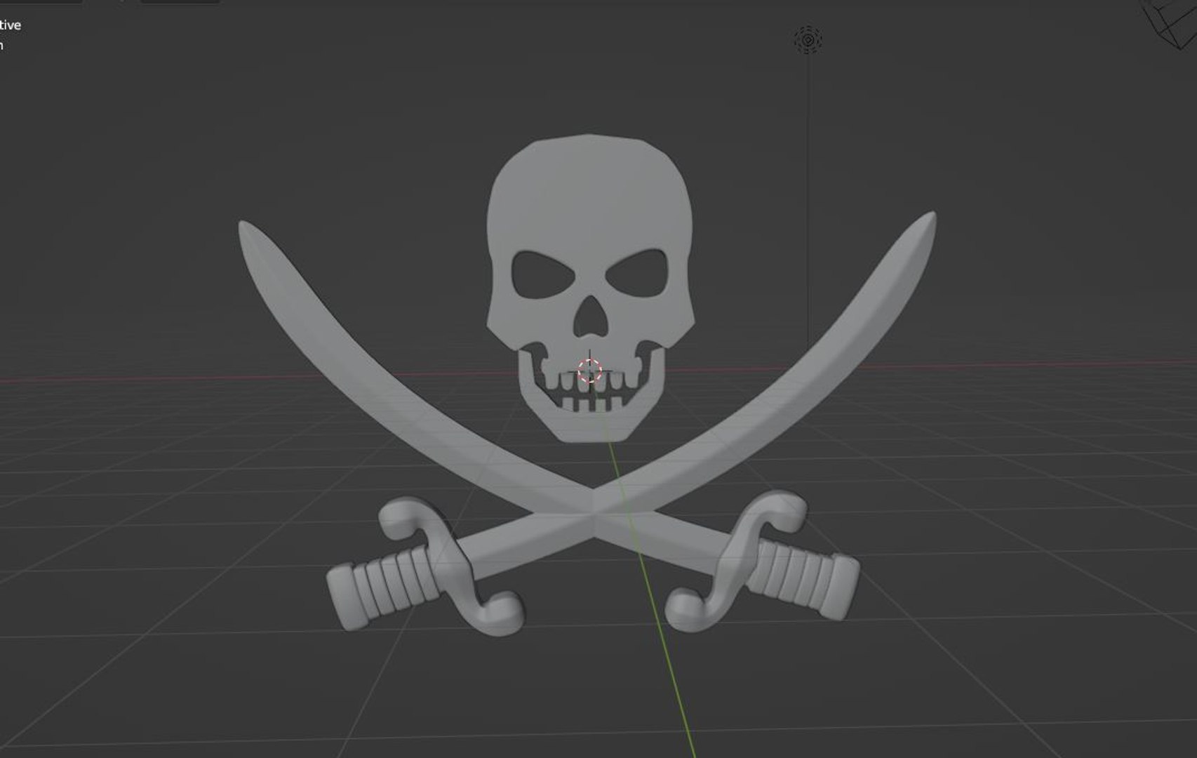 3D Skull Swords 3D Model - TurboSquid 2358729