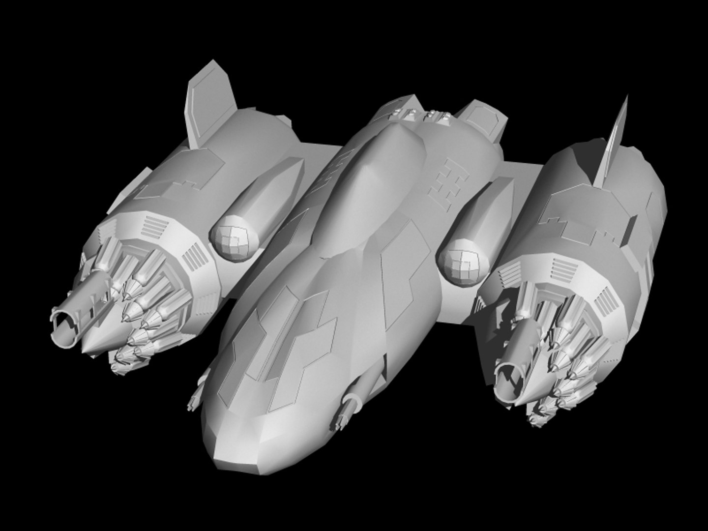 3d Manned Space Fighter