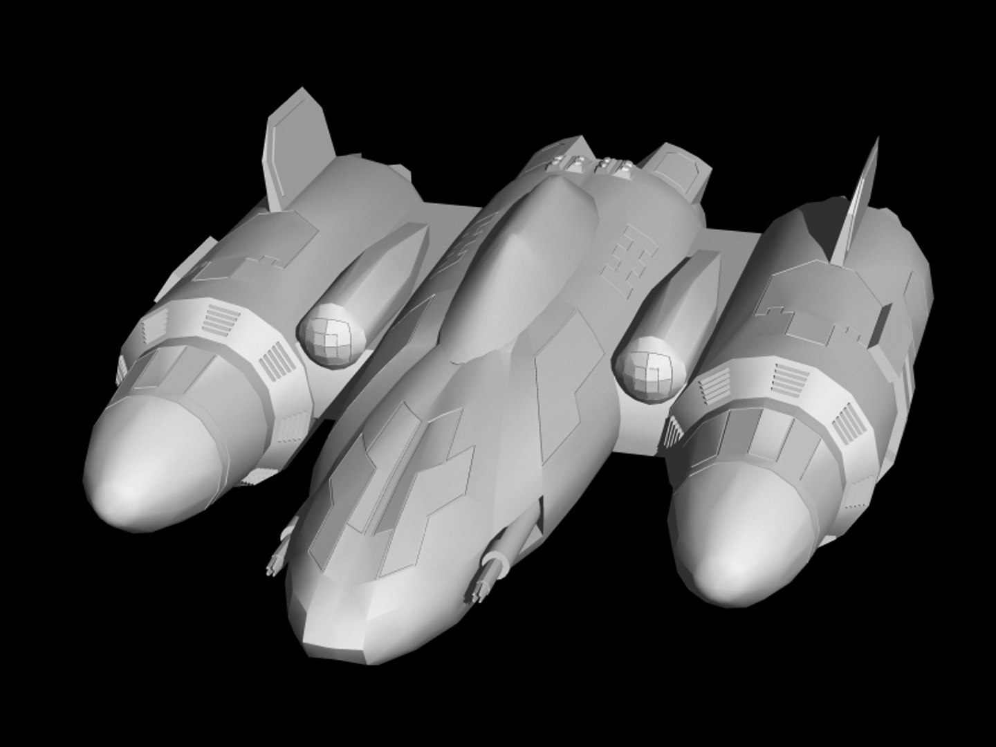 3d Manned Space Fighter
