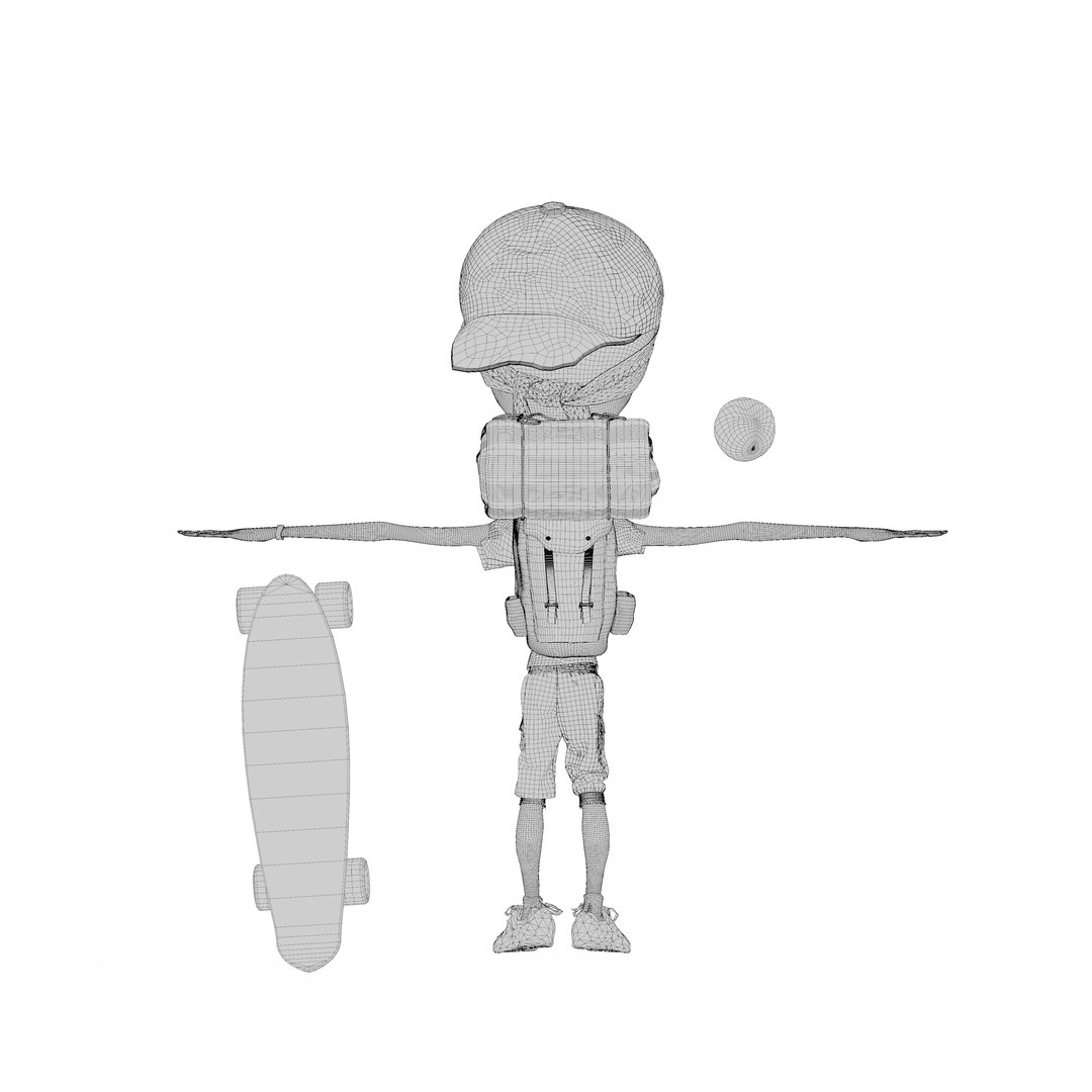 3D Alien Skater Model - TurboSquid 2111681