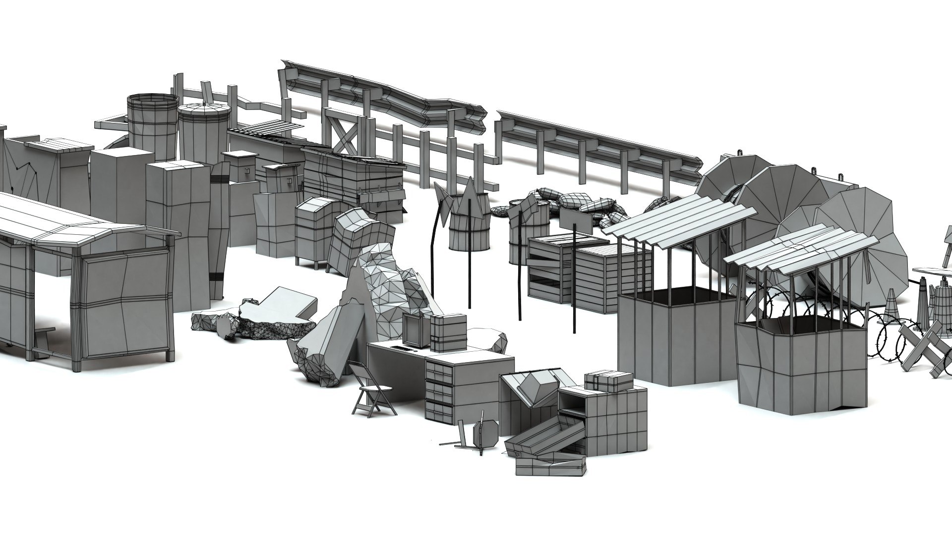 3D Post Apocalyptic - TurboSquid 1697579