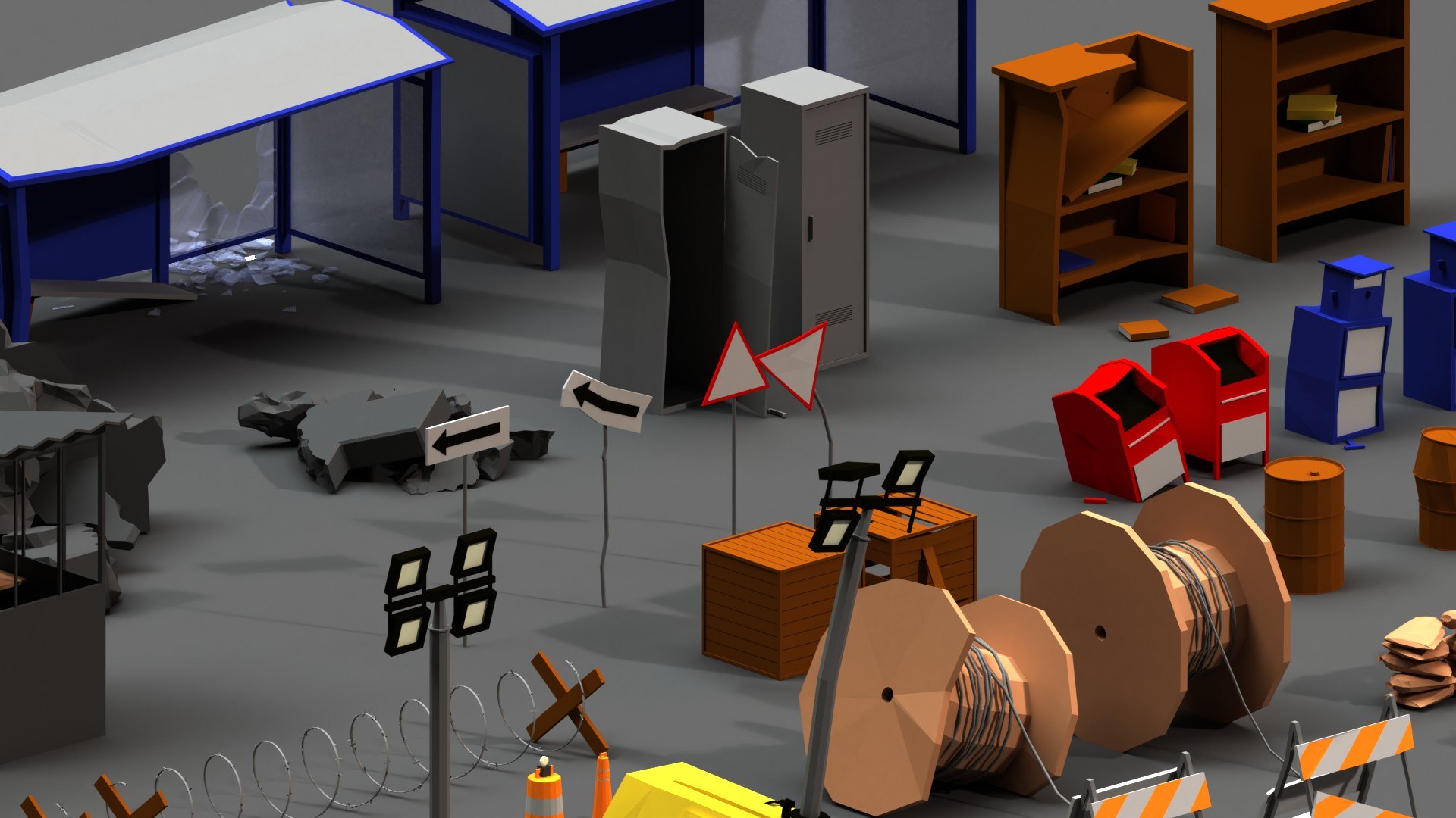 3D Post Apocalyptic - TurboSquid 1697579