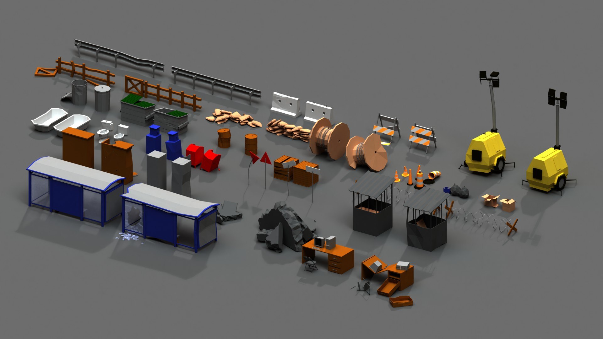 3D Post Apocalyptic - TurboSquid 1697579