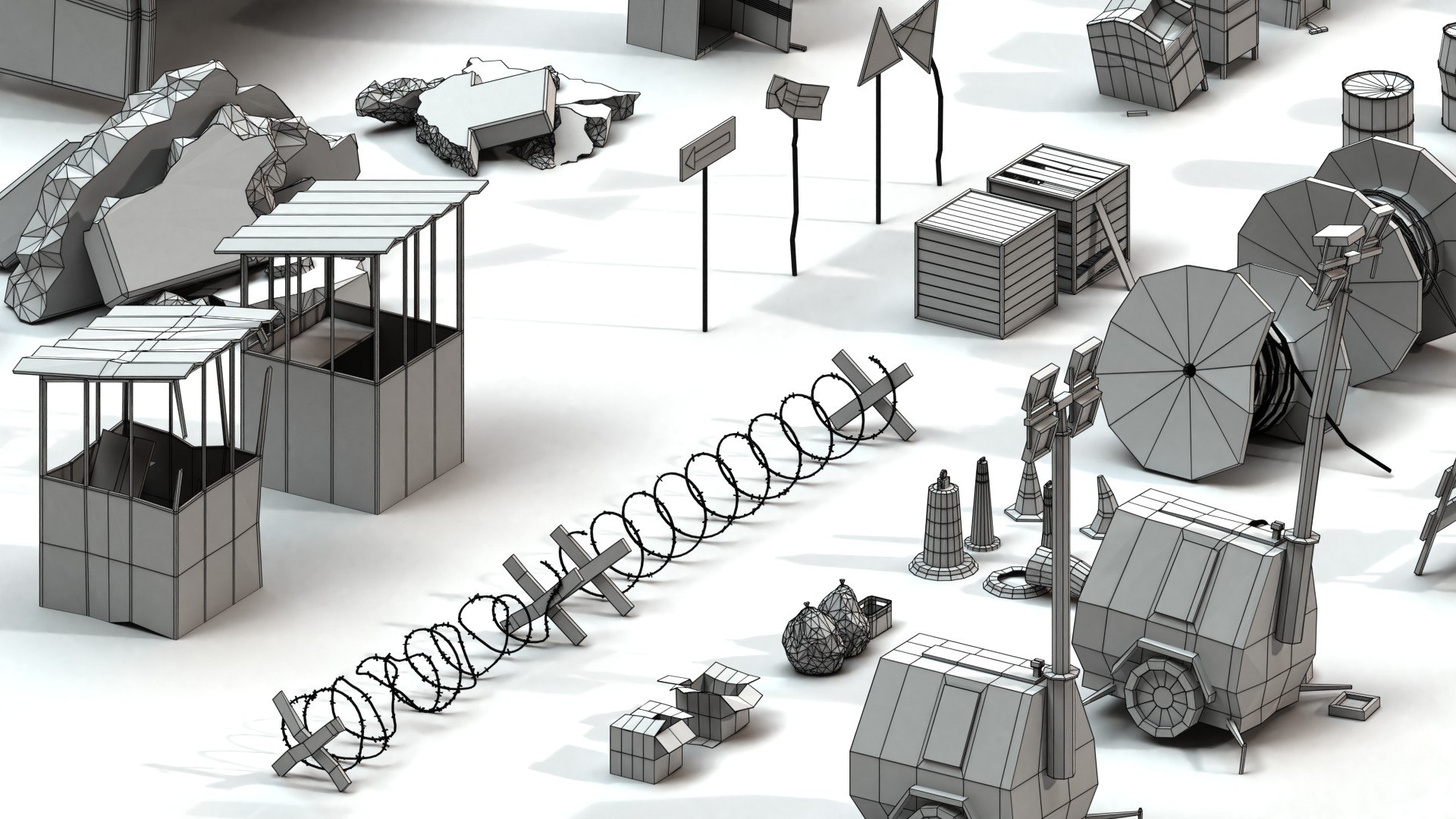 3D Post Apocalyptic - TurboSquid 1697579