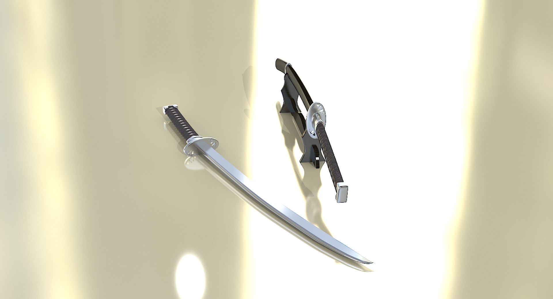 3D Samurai Sword - TurboSquid 1425116