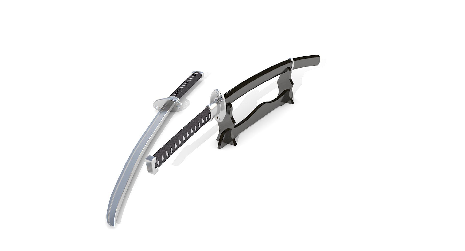 3D Samurai Sword - TurboSquid 1425116