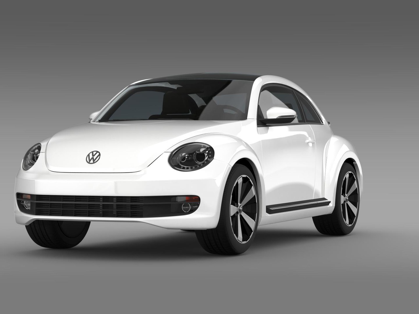 3d Volkswagen Fusca