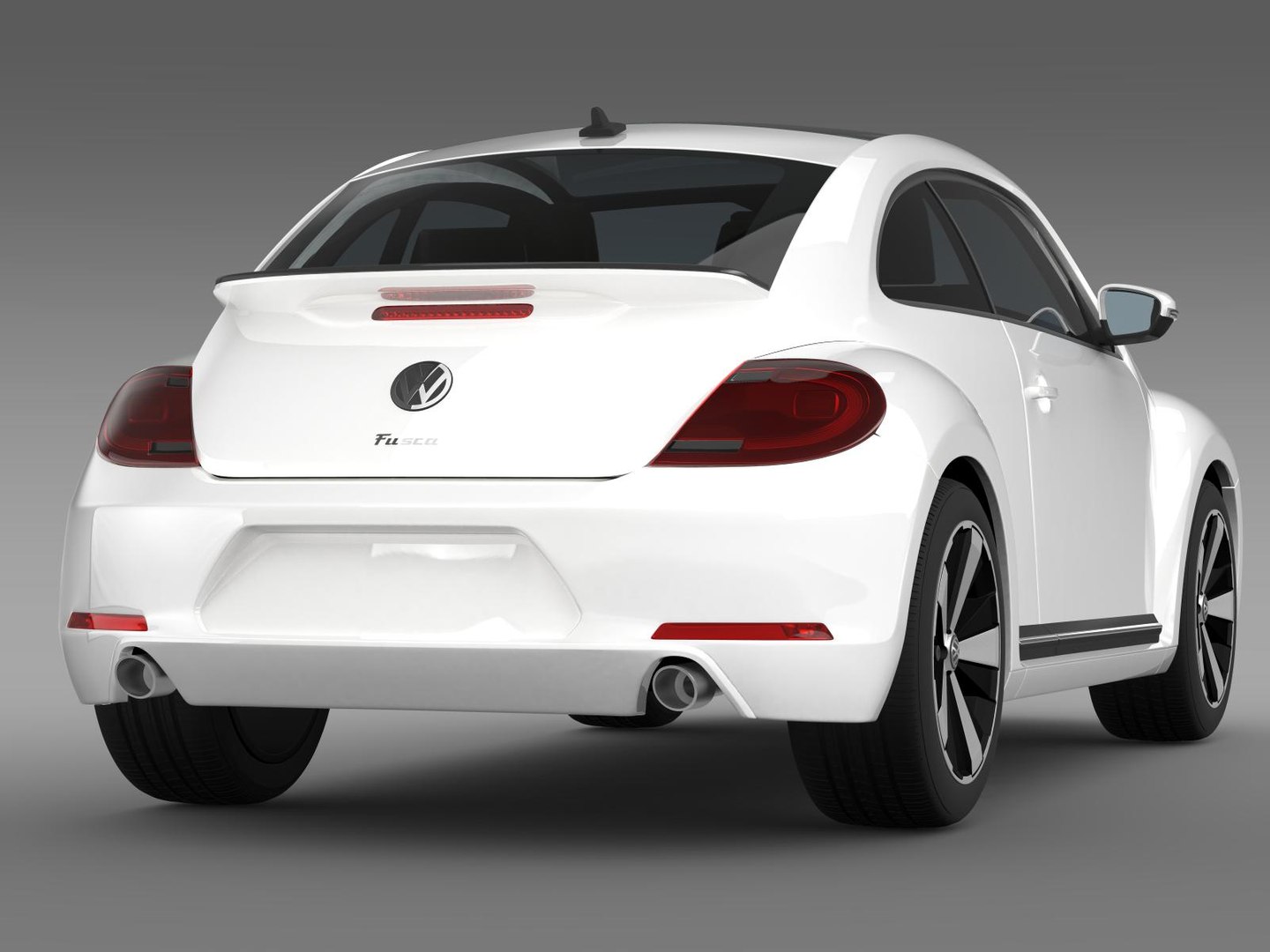 3d Volkswagen Fusca