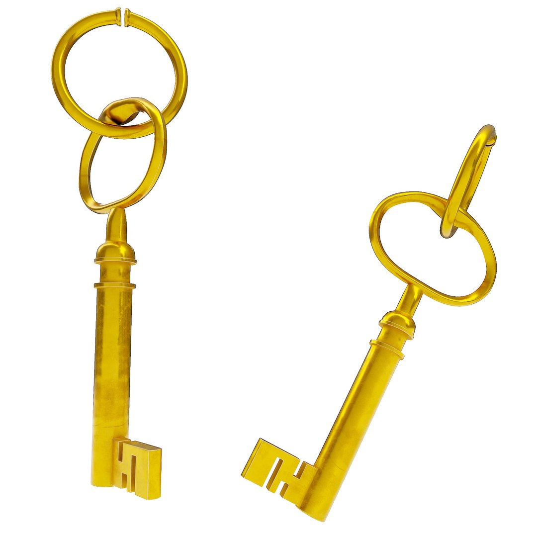 Skeleton Gold Key 3d Model 3D Model - TurboSquid 1976707