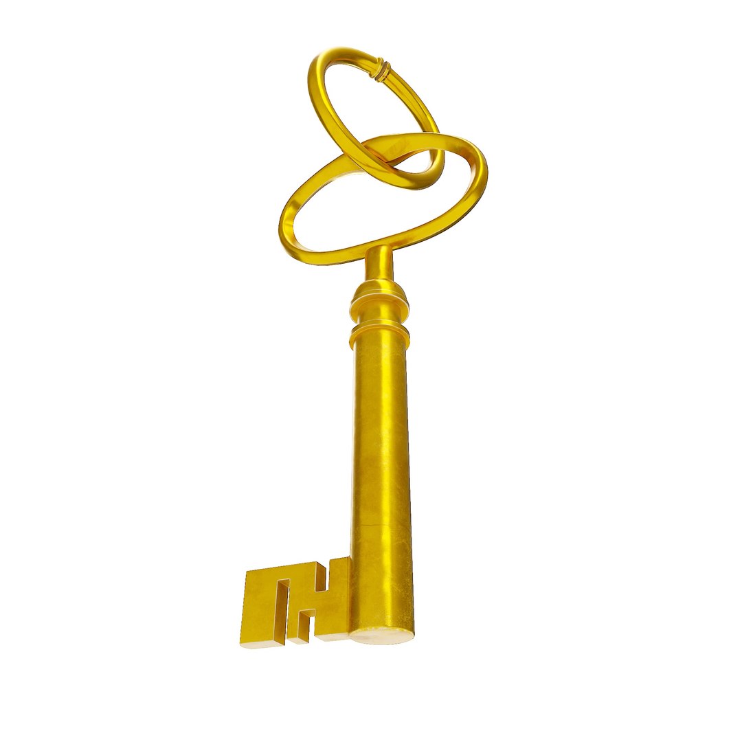Skeleton Gold Key 3d Model 3D Model - TurboSquid 1976707