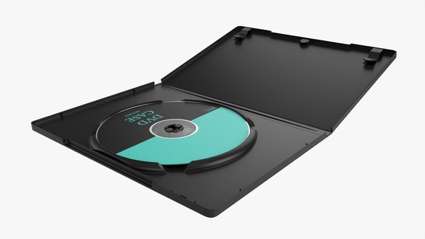 DVD case open with disc 01 mockup 3D model - TurboSquid 1733750