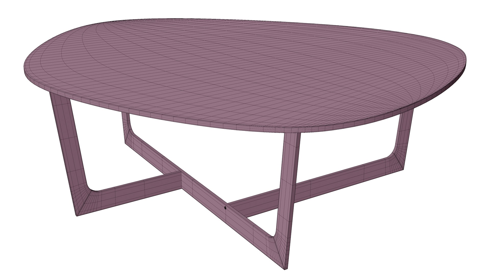 3D Frederica Designer Coffee Table model - TurboSquid 2055680