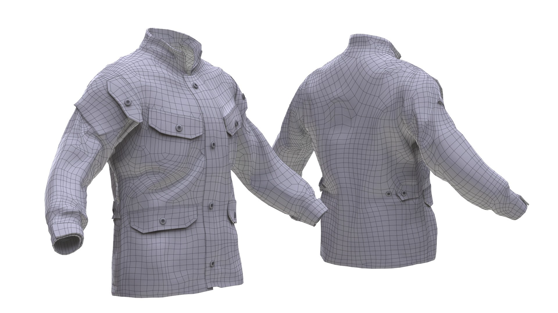 Jacket 197 - All MH Bodies UE5 Skeletons - Rigged 3D - TurboSquid 2324114