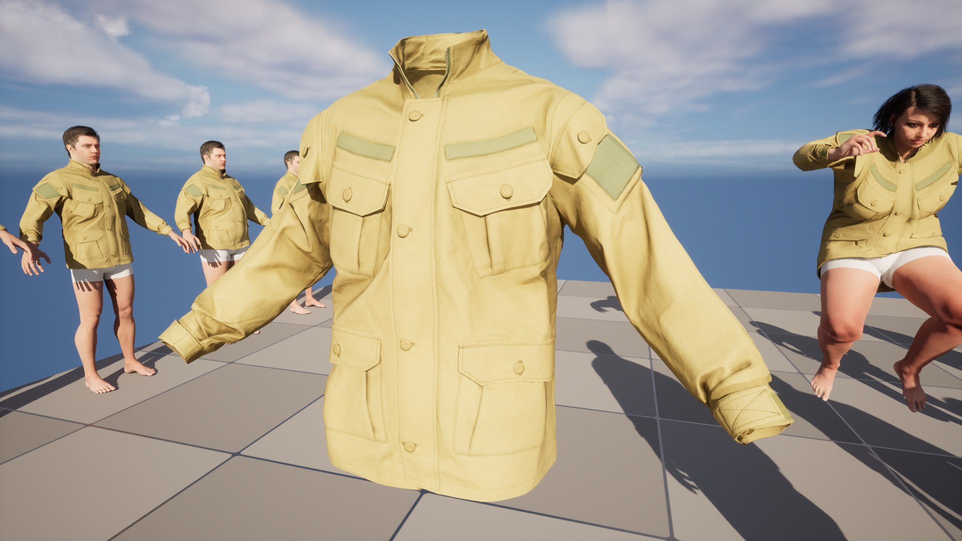 Jacket 197 - All MH Bodies UE5 Skeletons - Rigged 3D - TurboSquid 2324114
