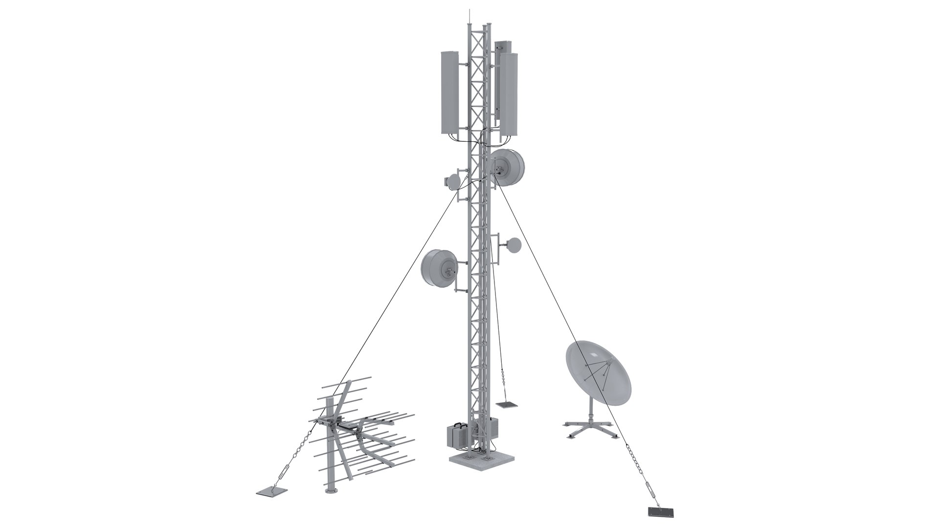 Antennas Set Model - TurboSquid 2239750