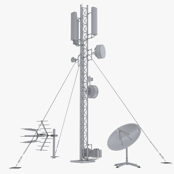 modelo 3d Conjunto de antenas - TurboSquid 2239750