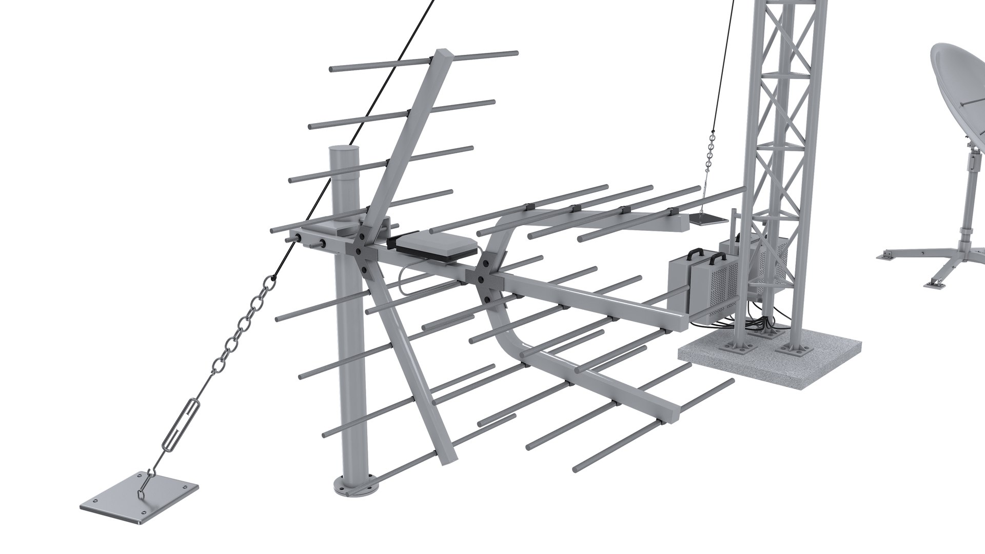 Antennas Set Model - TurboSquid 2239750