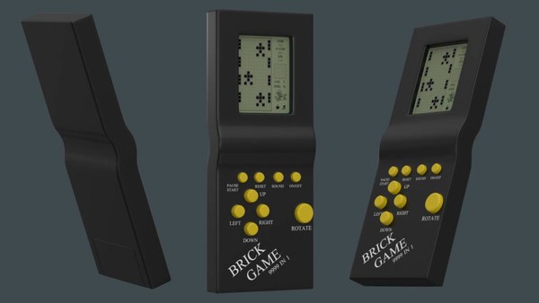 Brick Game Tetris 3D Model3Dモデル - TurboSquid 1995290
