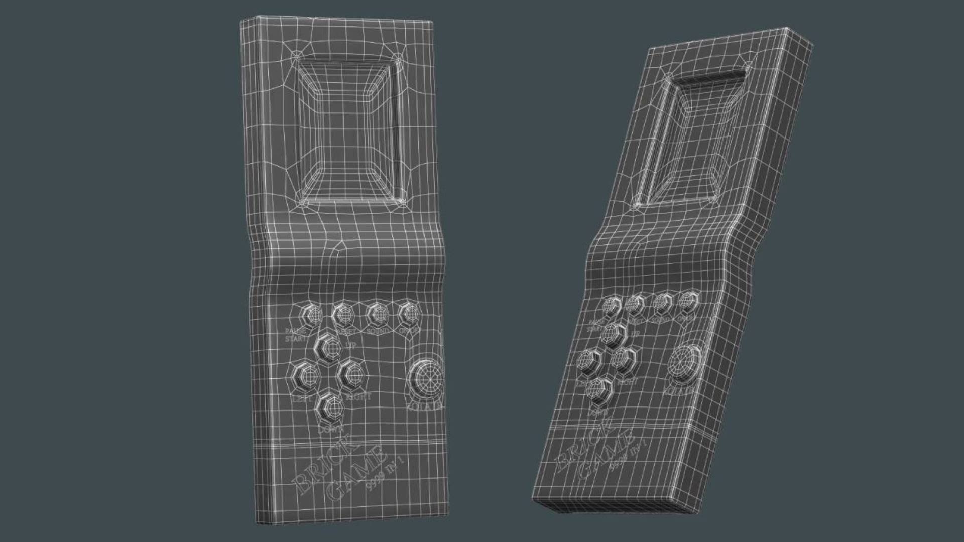 Brick Game Tetris 3D Model 3D model - TurboSquid 1995290