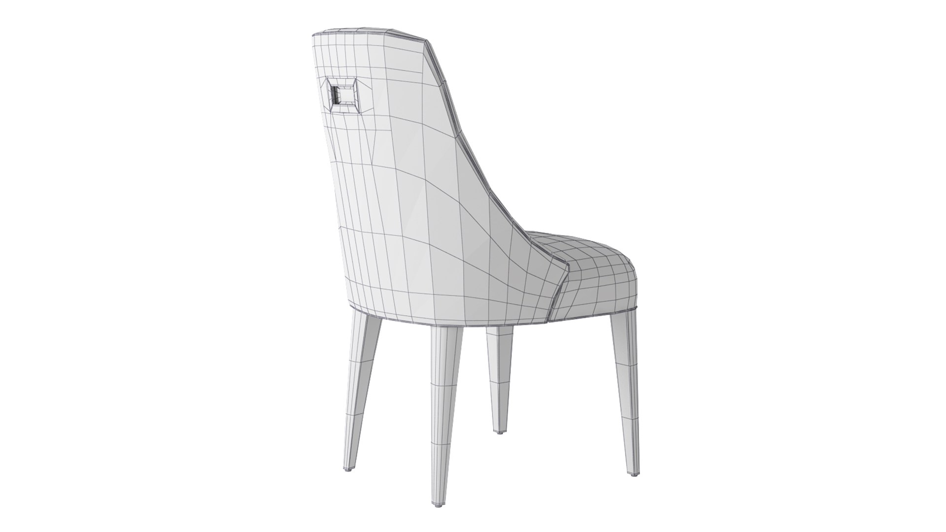 3D Artistic Frame Colette Chair Model - TurboSquid 2204287
