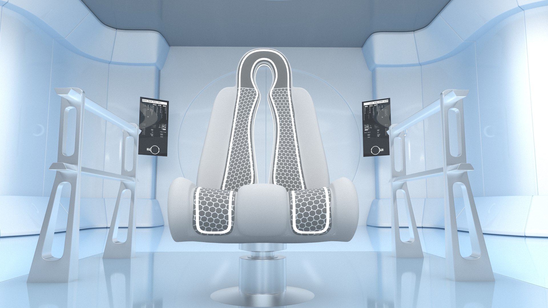 3D Model Sci Fi Futuristic Control Room Collection - TurboSquid 1834437