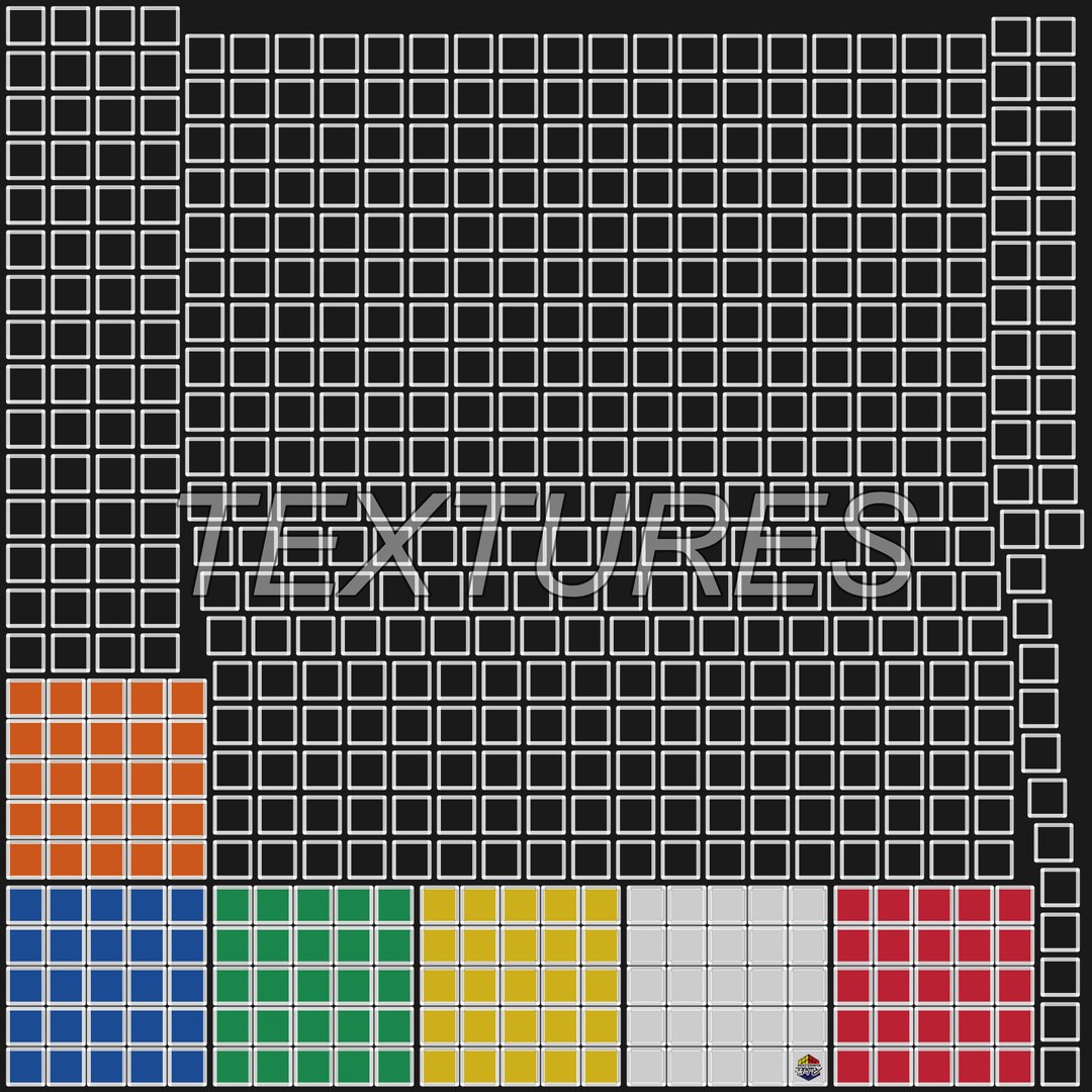 Animated Rubiks Cube 5x5 3D - TurboSquid 2053826
