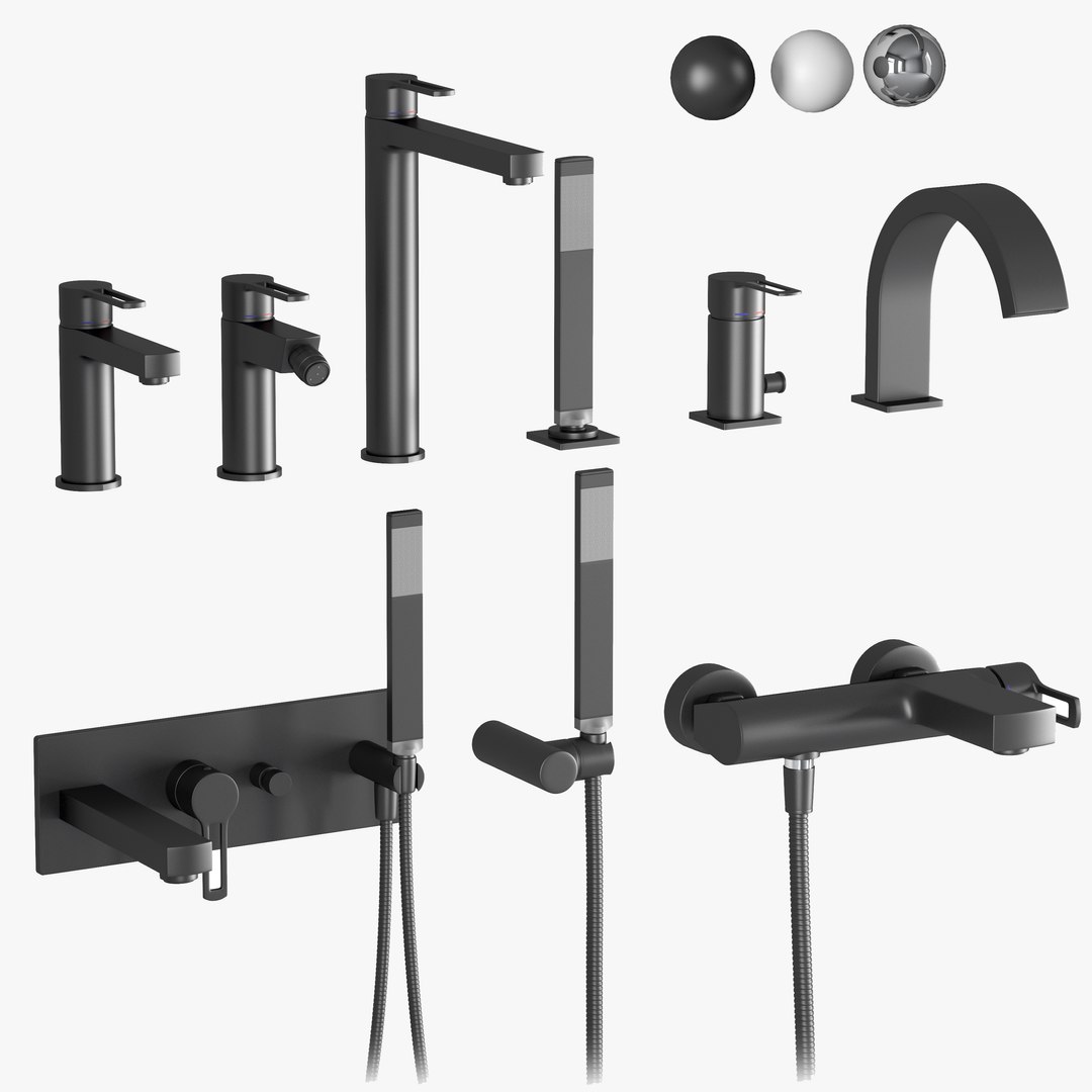 3D Paffoni Ringo-West set - TurboSquid 1798870