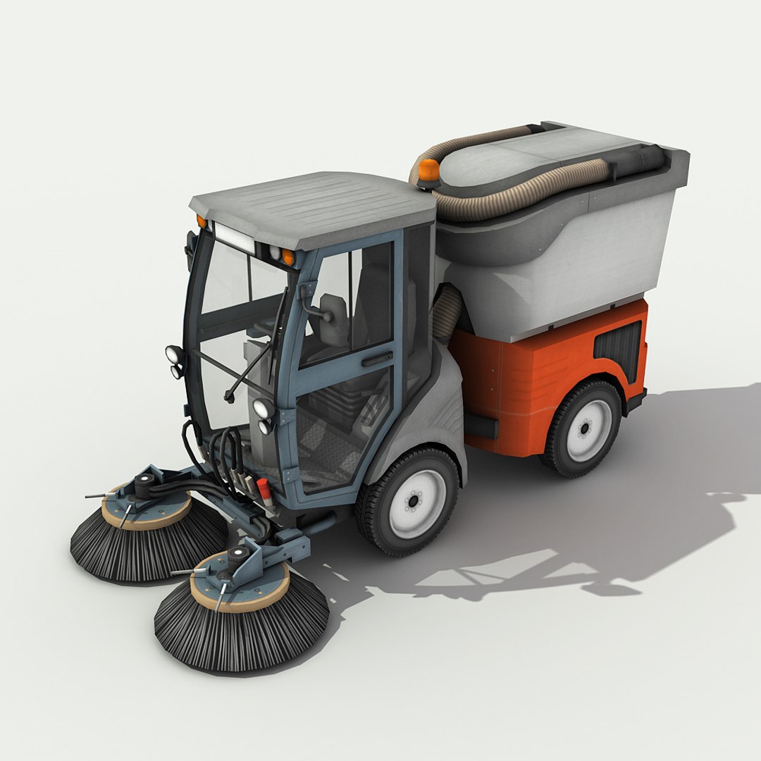 3d Street Sweeper - Model