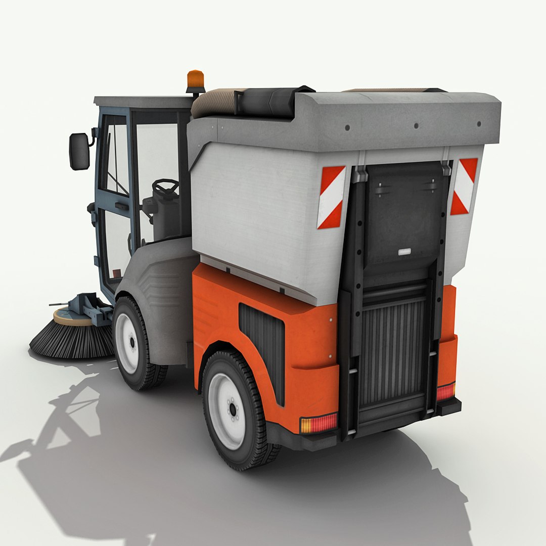 3d Street Sweeper - Model
