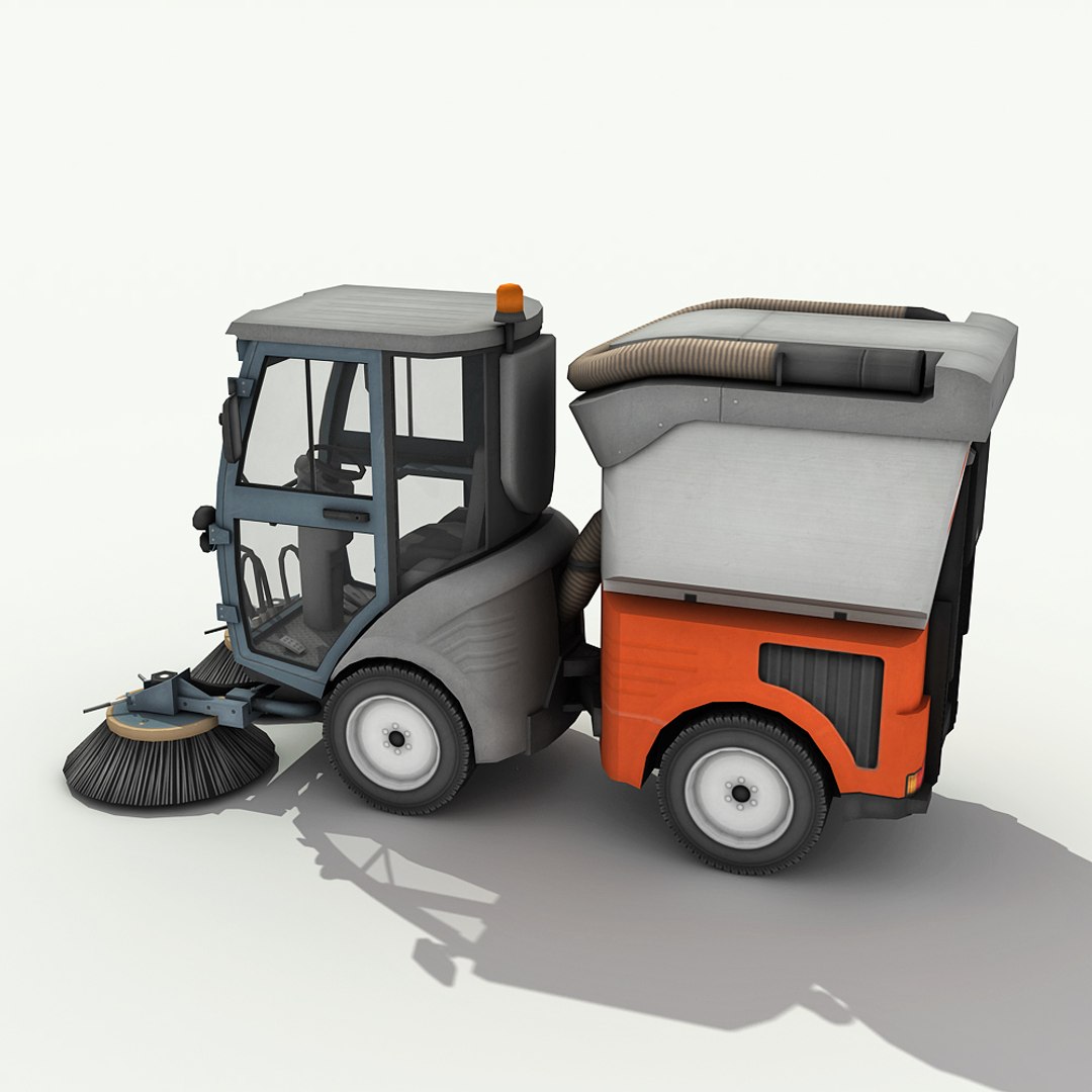 3d Street Sweeper - Model